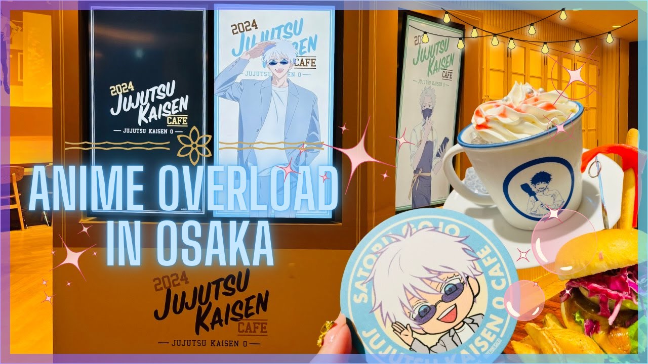 Jujutsu Kaisen 0 Cafe, Clamp Exhibition Haul & More~! Full on Anime day ...