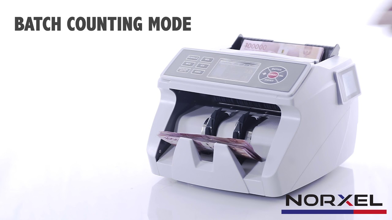 Norxel NX 3300 - Mixed Value Counting Machine - YouTube