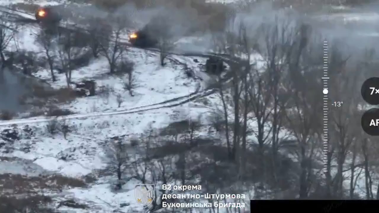 Russia Launches Counterattack Near Ulanok Kursk: Two or Three BMP ...