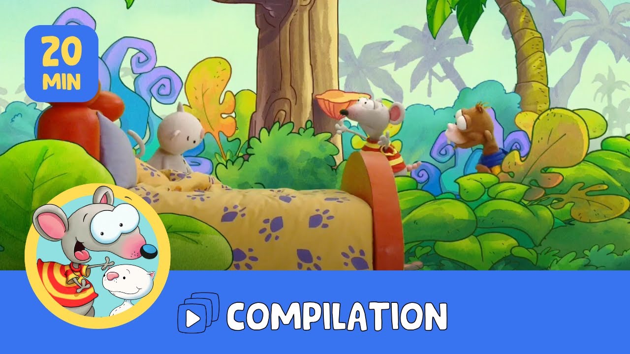 Toupie et Binou | Où est Monsieur Mou + 2 Autres Aventures! | Vroum Vroum Zoum | Compilation ...