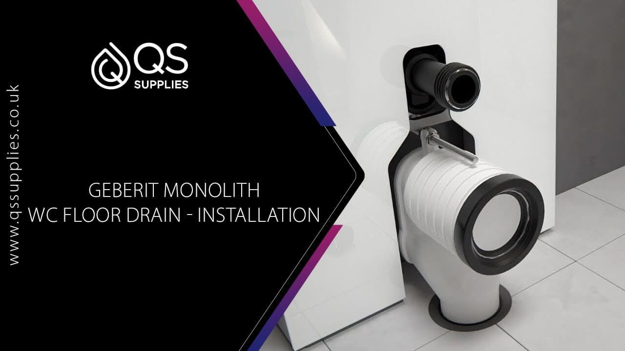 Geberit Monolith WC Floor drain - Installation - YouTube
