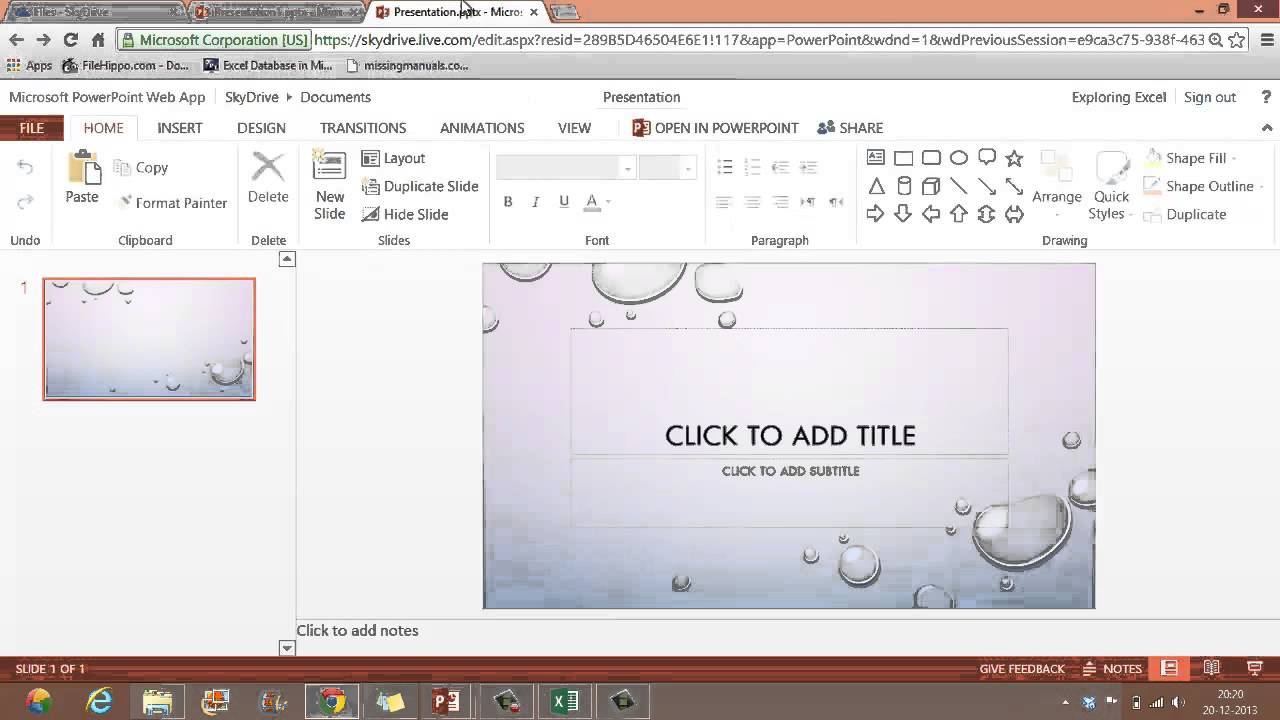 Powerpoint Web app Video no 6 - YouTube