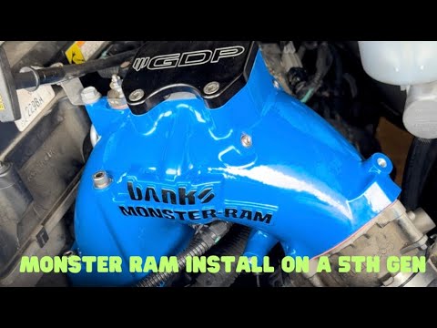 Banks Monster Ram 5th Gen install on a 2020 Ram - YouTube