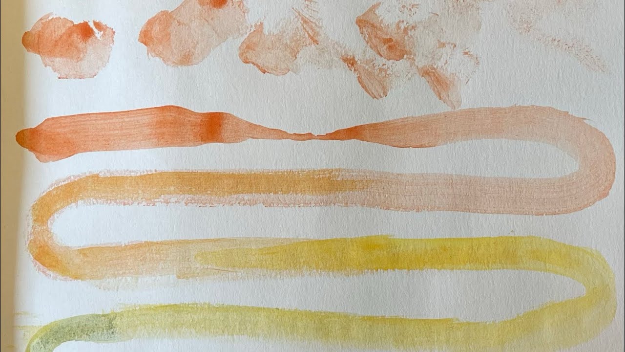 Explore ways to apply paint using a brush - YouTube