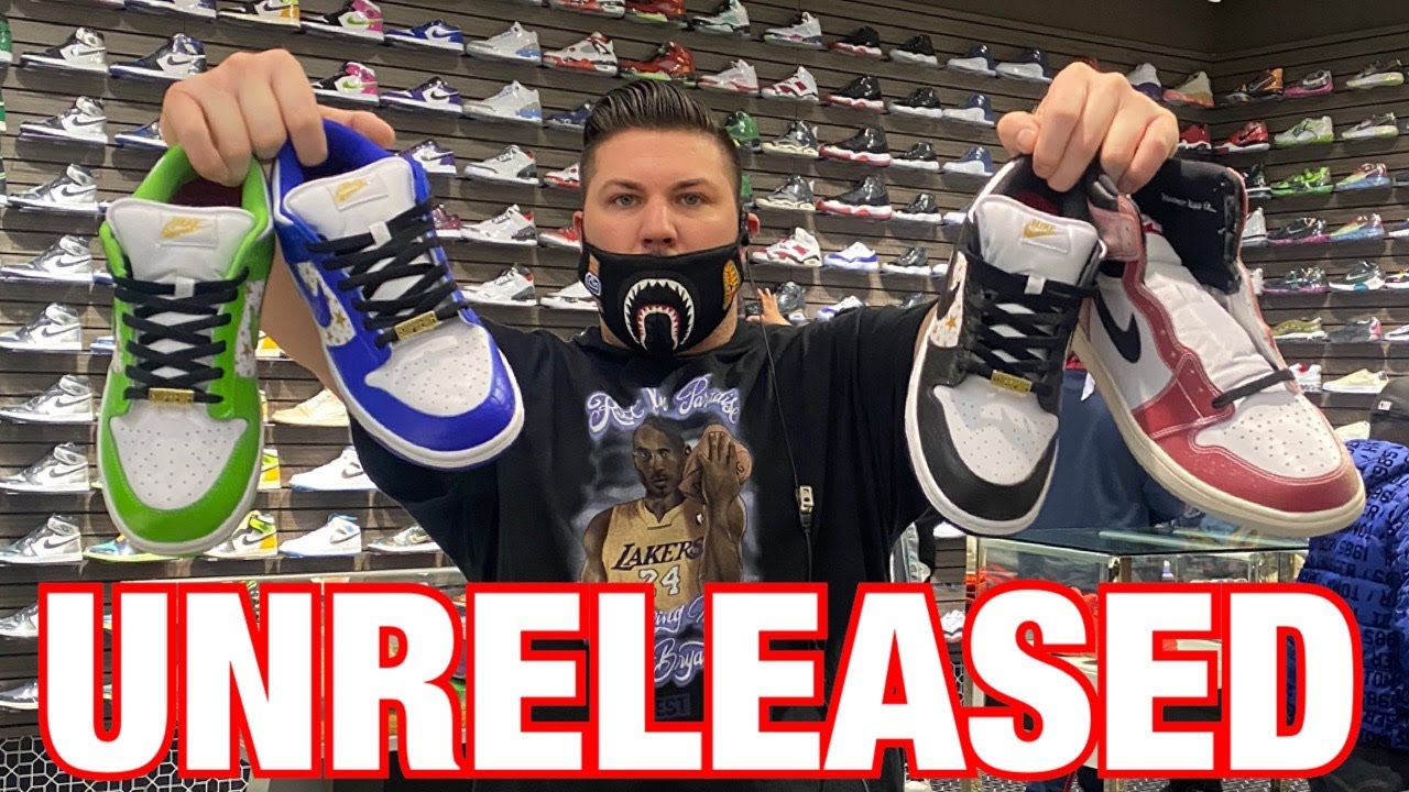 FIRST LOOK at the unreleased SUPREME dunks & TROPHY ROOMS - YouTube