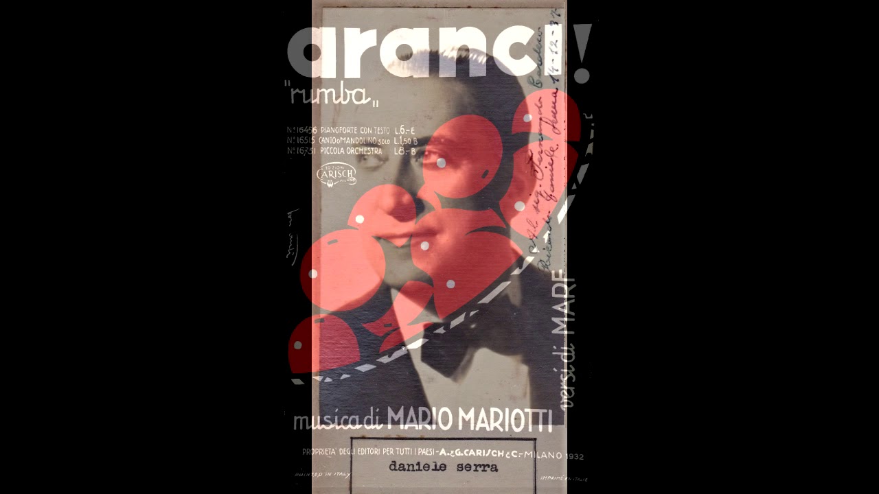 ARANCI! - Daniele Serra with Orchestra Piccinelli - YouTube