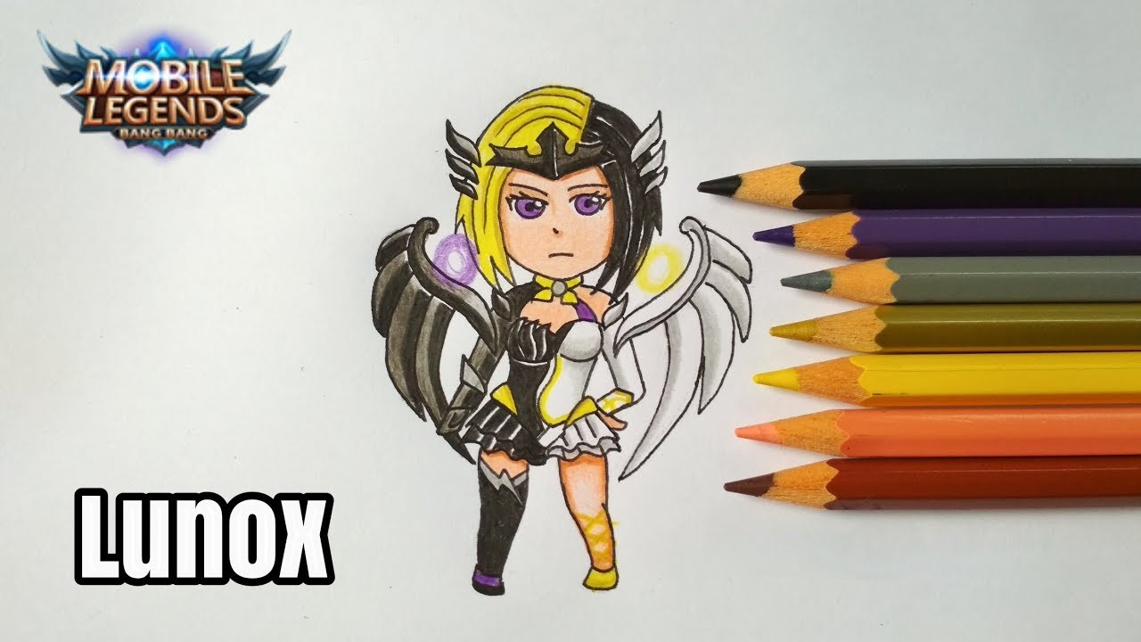 Cara Menggambar Lunox Versi Chibi Mobile Legends | How to draw Chibi ...
