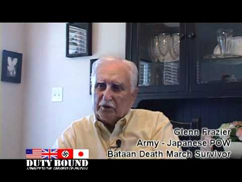 Col Glenn Frazier, Bataan Death March Survivor, Interview - YouTube