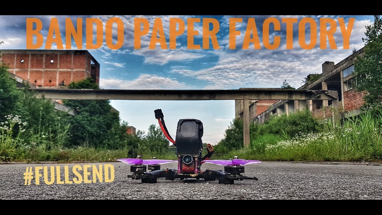 BANDO PAPER FACTORY//fpv golden hour flight - YouTube