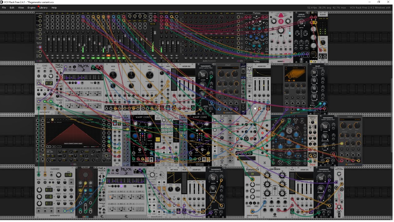 Athmos Inspiration mit Modular VCV Rack Sequence - YouTube