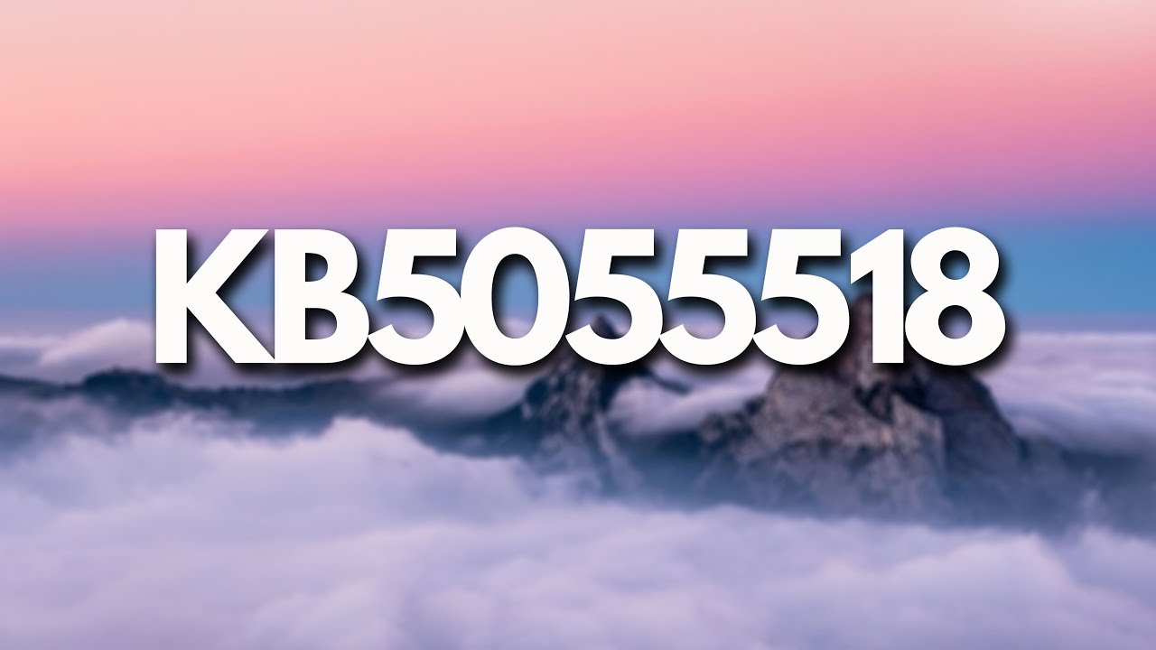 ERROR al instalar la actualización KB5055518 en Windows 10 - YouTube