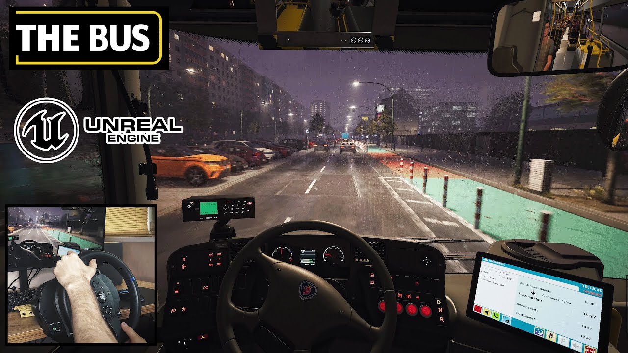 Unreal Engine 5 Ultra Realistic Bus Driver Simulator | Thrustmaster ...