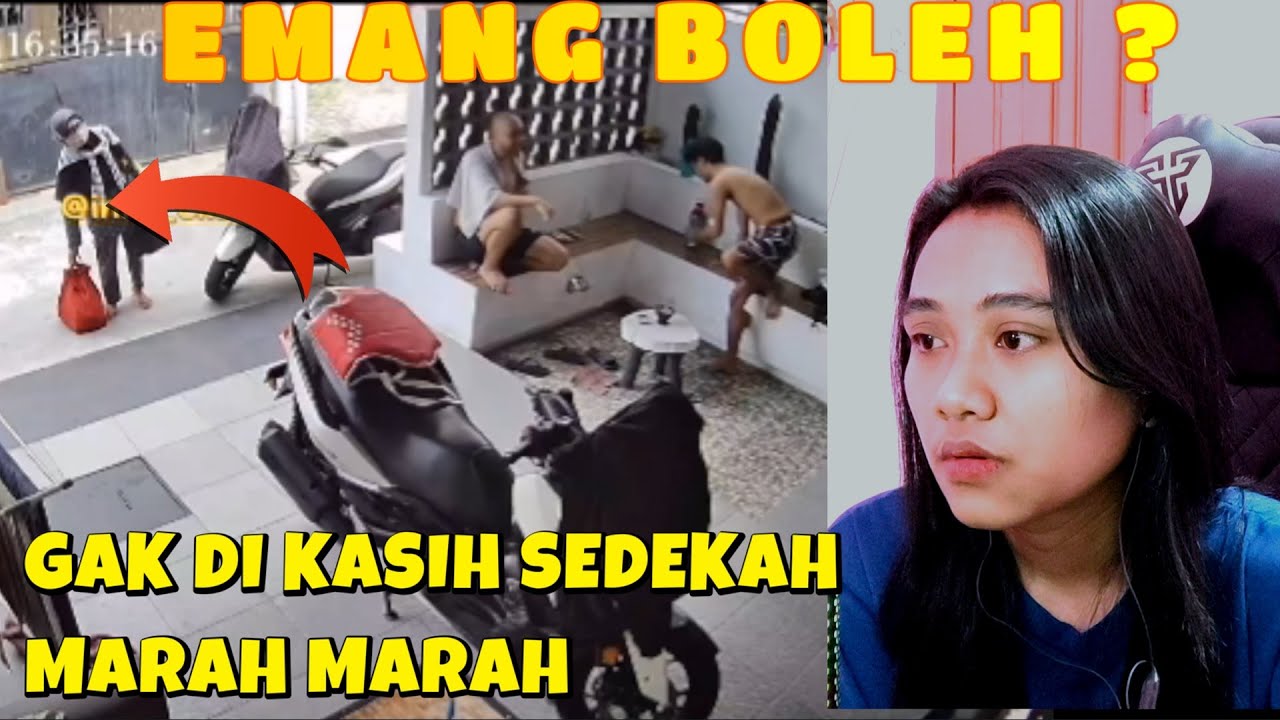 IBU INI NGOMEL KARNA GAK DI KASIH SEDEKAH !! REACT MEME LUCU - YouTube