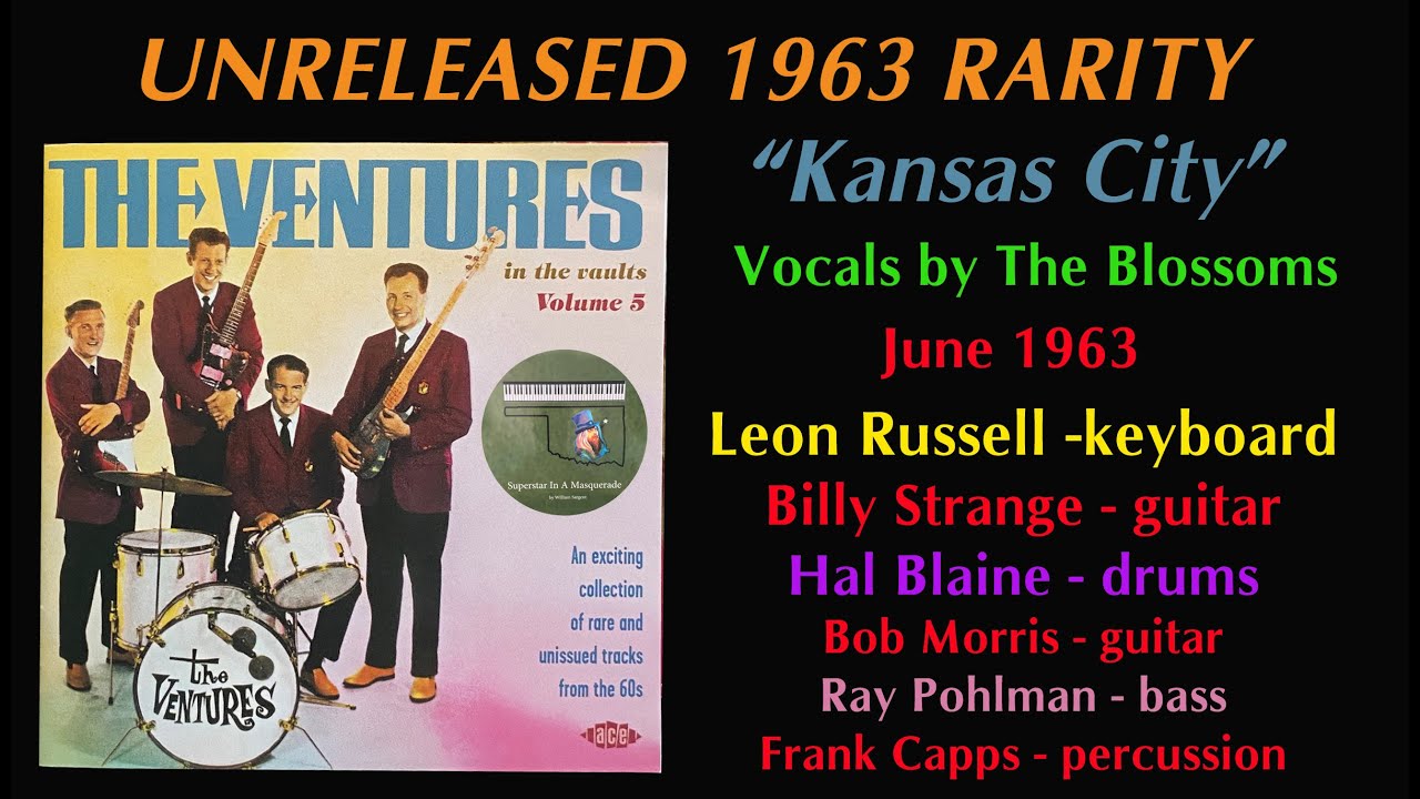 The Ventures "Kansas City" 1963 RARITY unreleased Leon Russell Billy ...