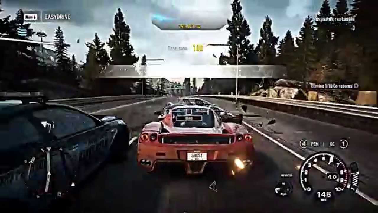 Need For Speed Rivals Português-Ferrari Enzo Policial vs Porsche 918 ...