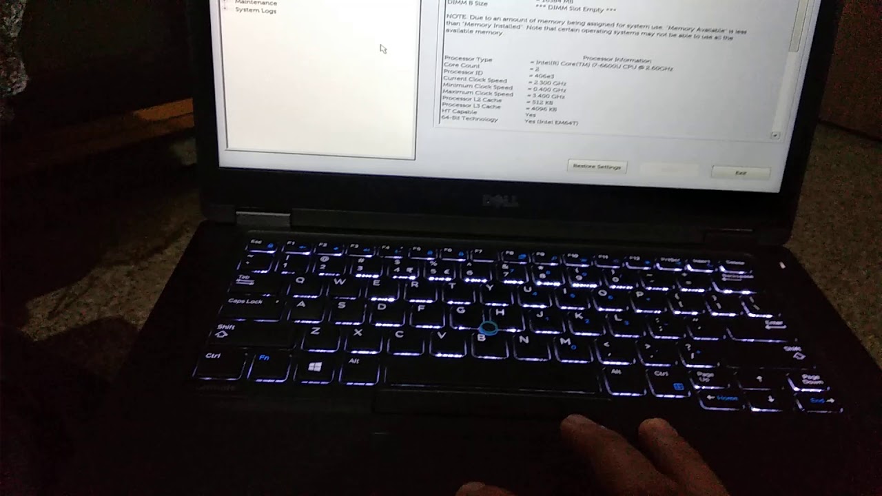 Dell Latitude e5480 cursor unstable - YouTube