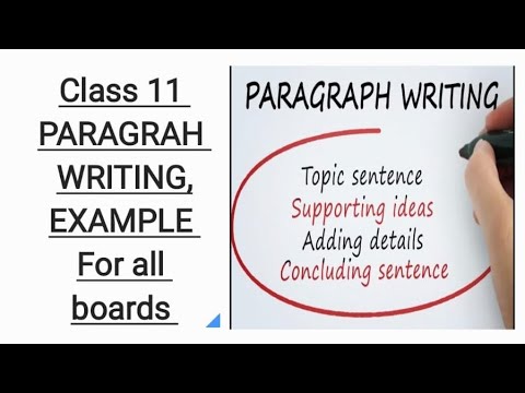 Class 11 Paragraph Writings great collection for all boards See ...