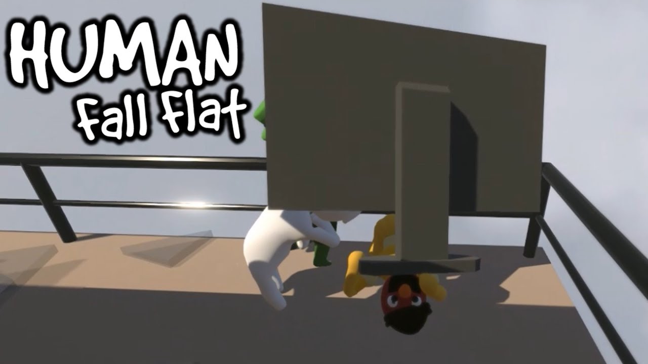 Humans Fall Flat 2 - Get Rid Of The TV, Learning To Climb, Wrecking ...