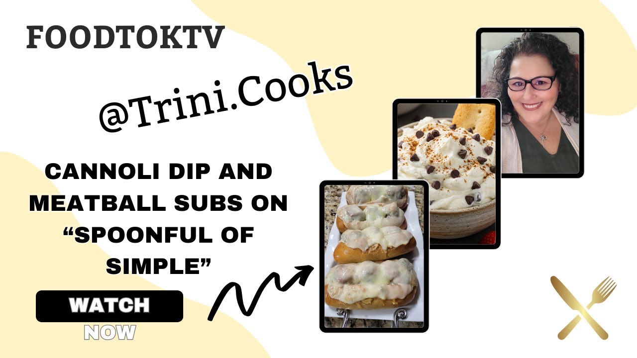 Meatball Subs with Trini.Cooks on "Spoonful of Simple" | FoodTokTV ...