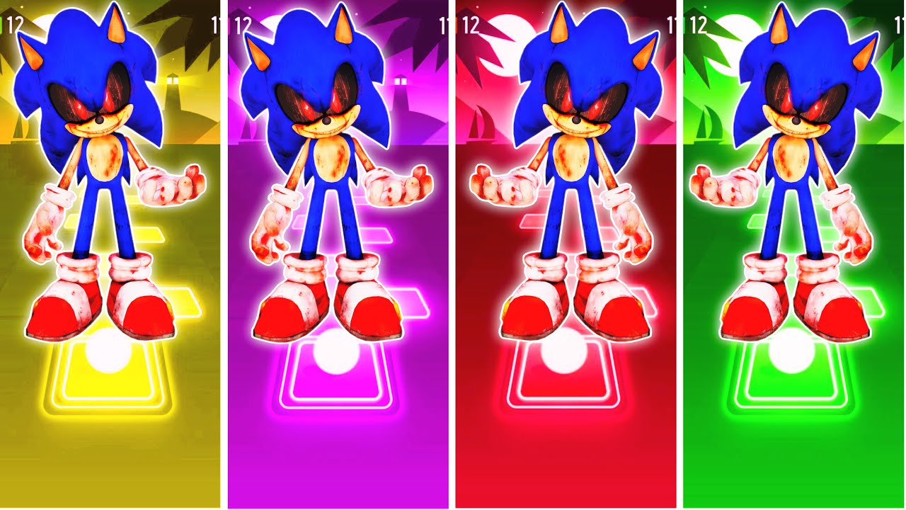 🔵⚡️ Sonic EXE Super Dash The Hedgehog | Tiles Hop EDM RUSH 🎯 | Coffin ...
