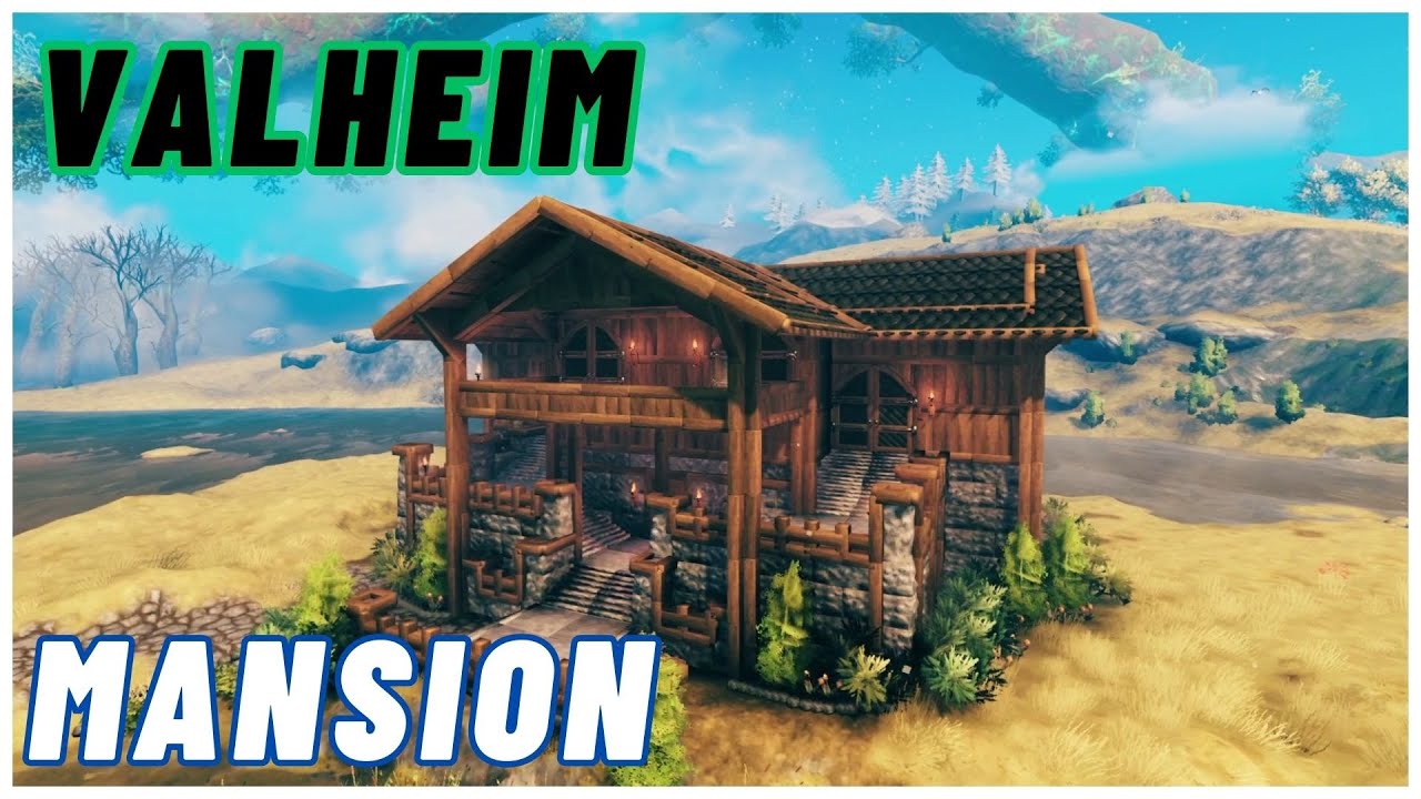 Valheim: How To Build A Mansion. - YouTube