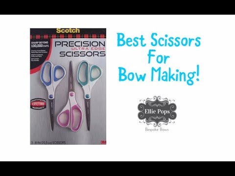 Best Scissors for Bow Making - YouTube
