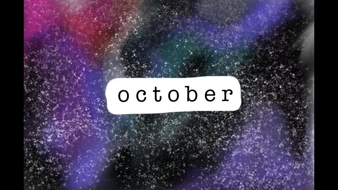 PLAN WITH ME | october bullet journal | space theme - YouTube