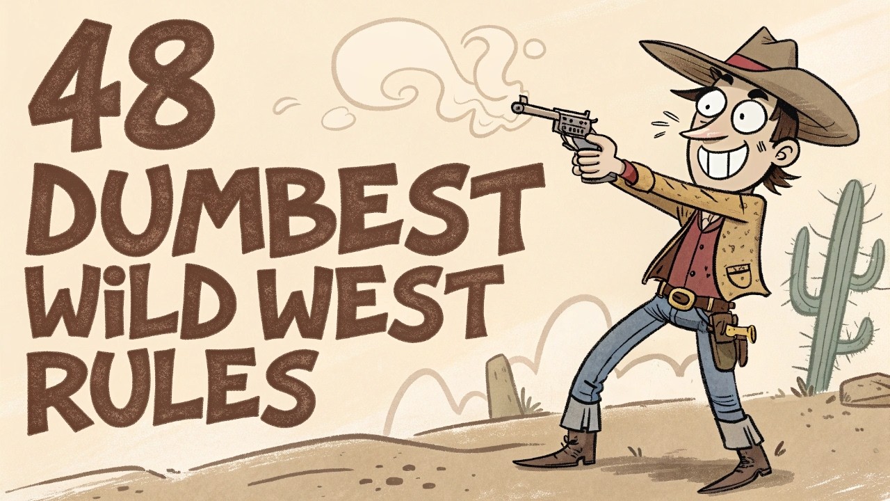 48 Dumbest Wild West Rules Hollywood Never Showed You - YouTube