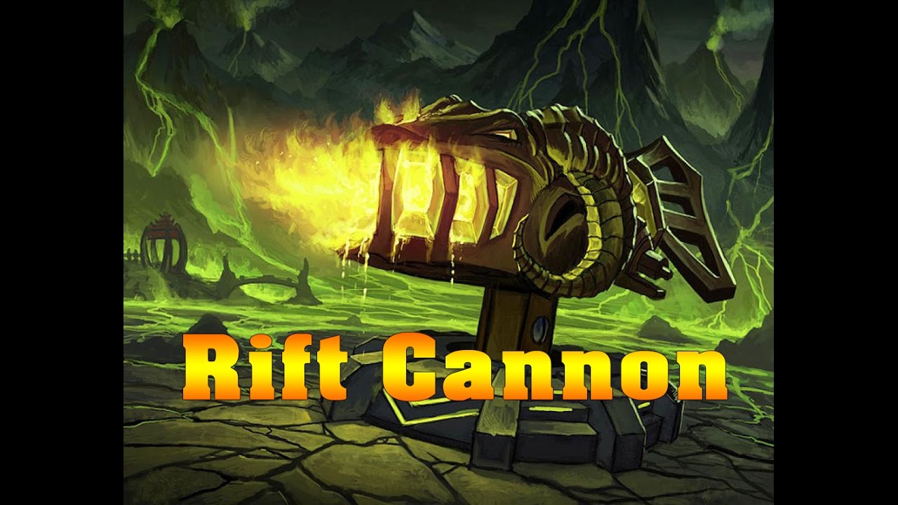 Пушка Разлома. Rift Cannon. World of Warcraft: LEGION - YouTube