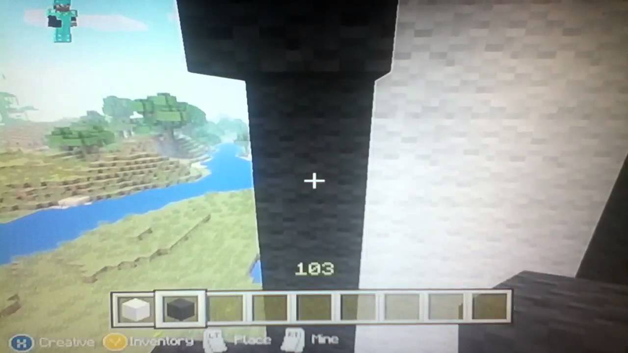 Minecraft how to make a middle finger - YouTube