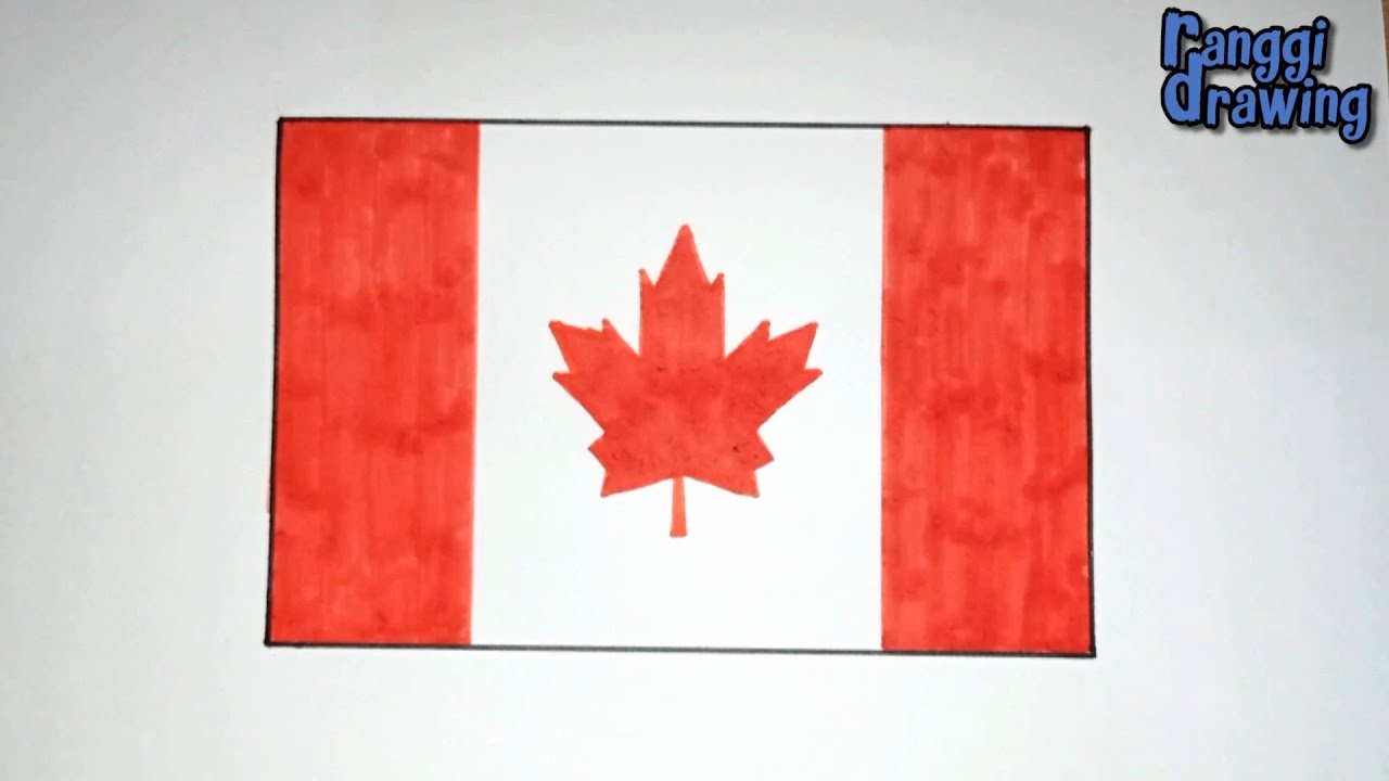 How to Draw The Flag of Canada - YouTube