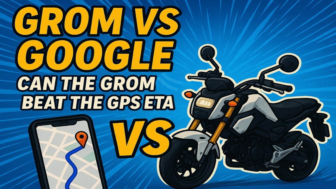 Grom VS Google Maps! Can The Grom Beat The GPS ETA? - YouTube