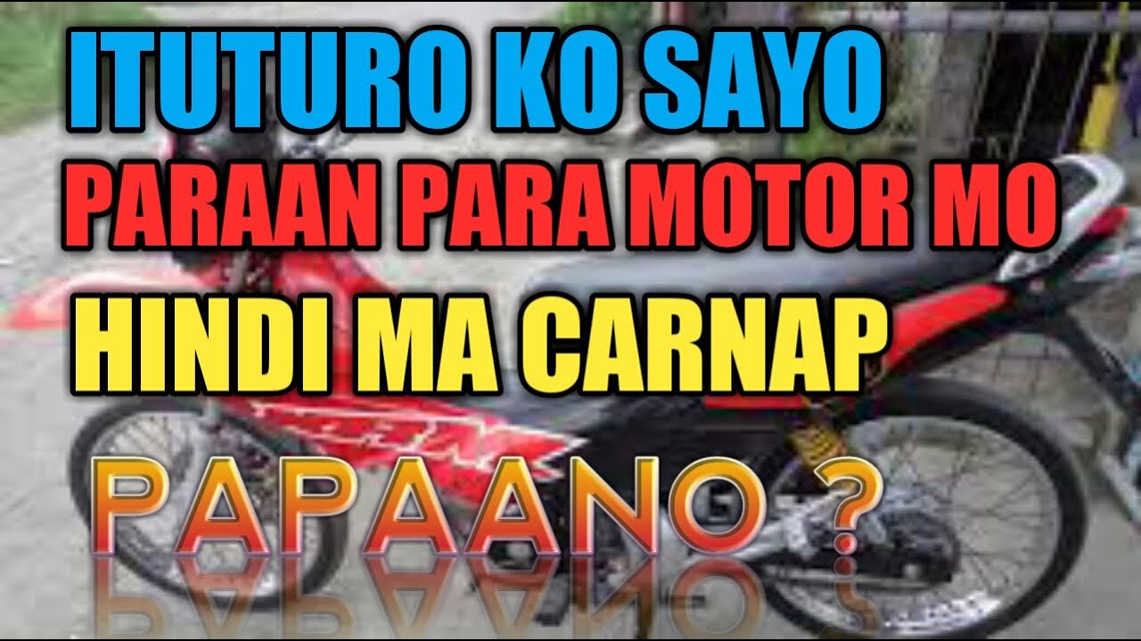 How to install ... Anti theft device in motor cycle . (tagalog version ...