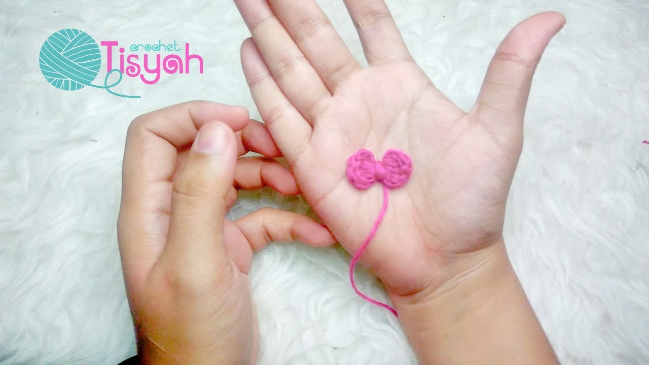 TUTORIAL CROCHET | PITA RAJUT MINI - YouTube