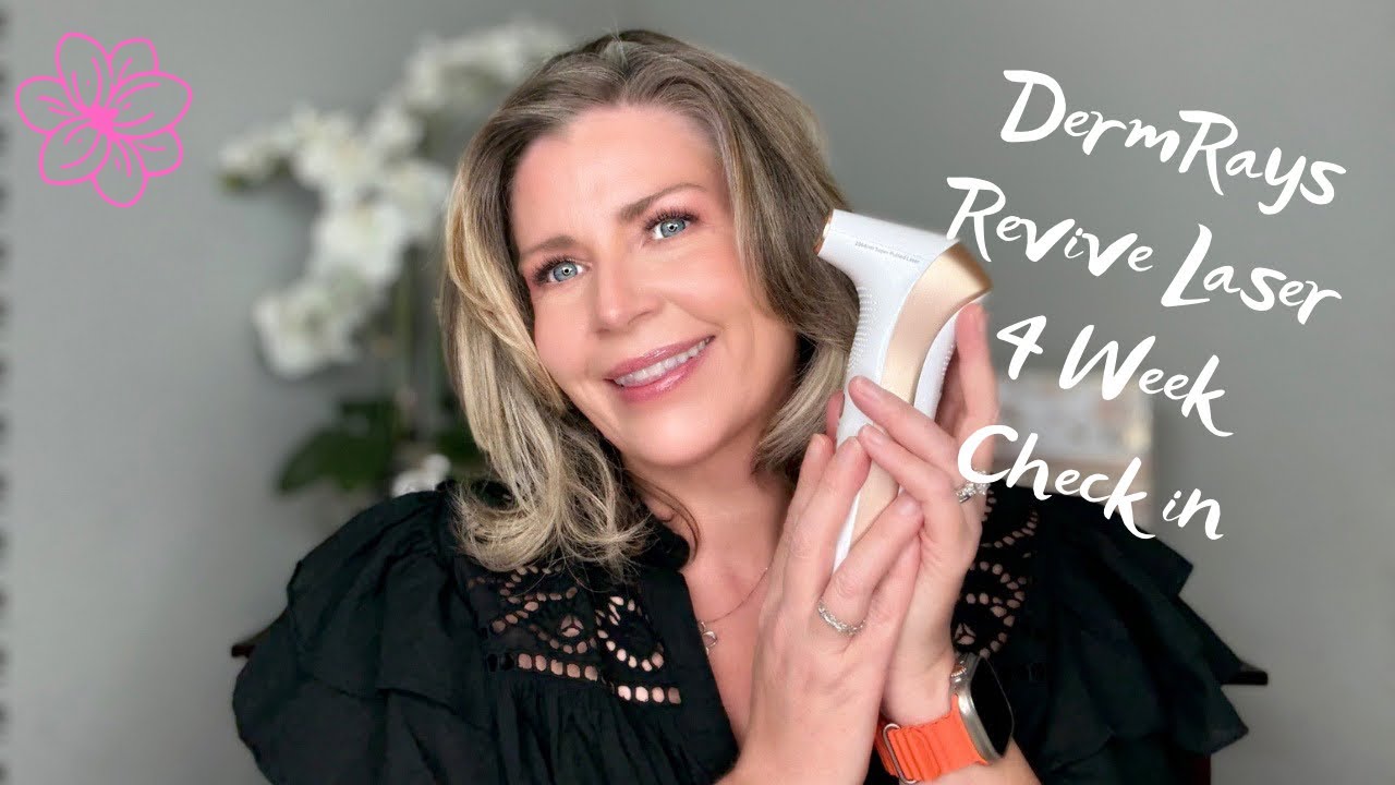 DermRays Revive Laser 4 week Check in | Demo Included - YouTube