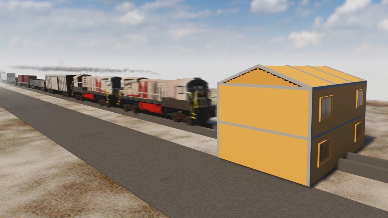 Train Crashes Into House | Teardown - YouTube