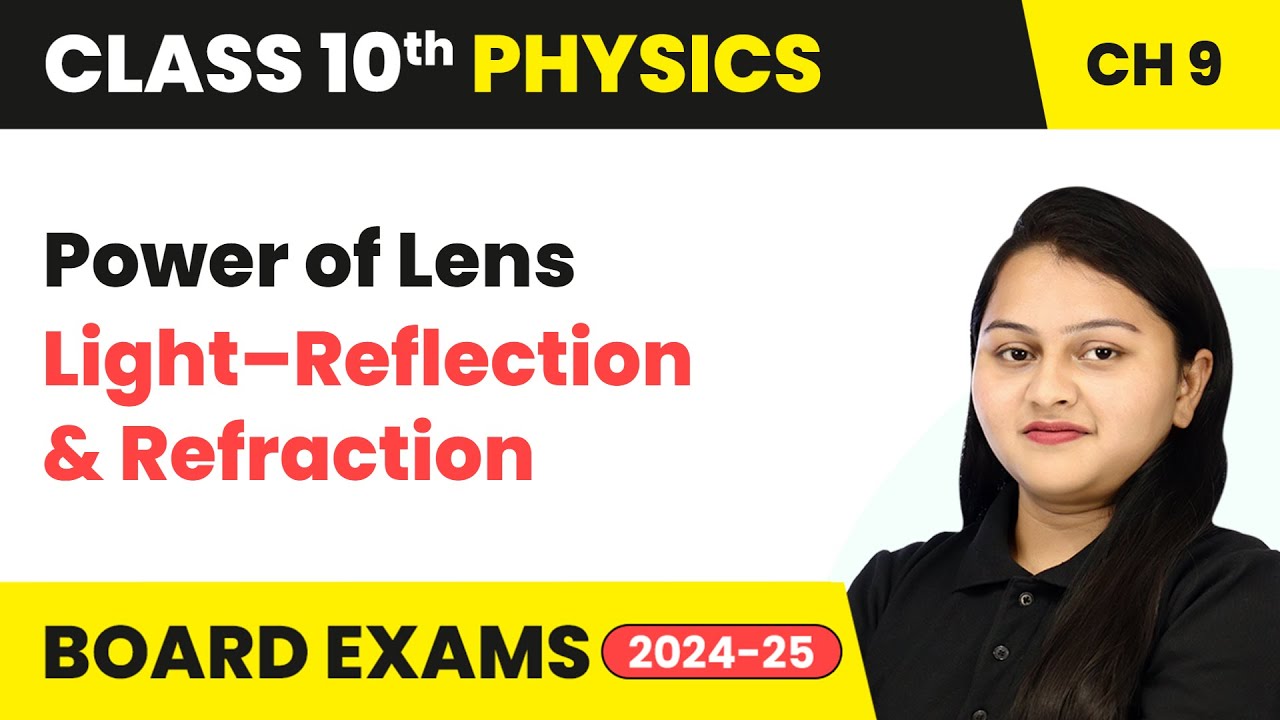 Power of Lens - Light–Reflection and Refraction | Class 10 Physics ...