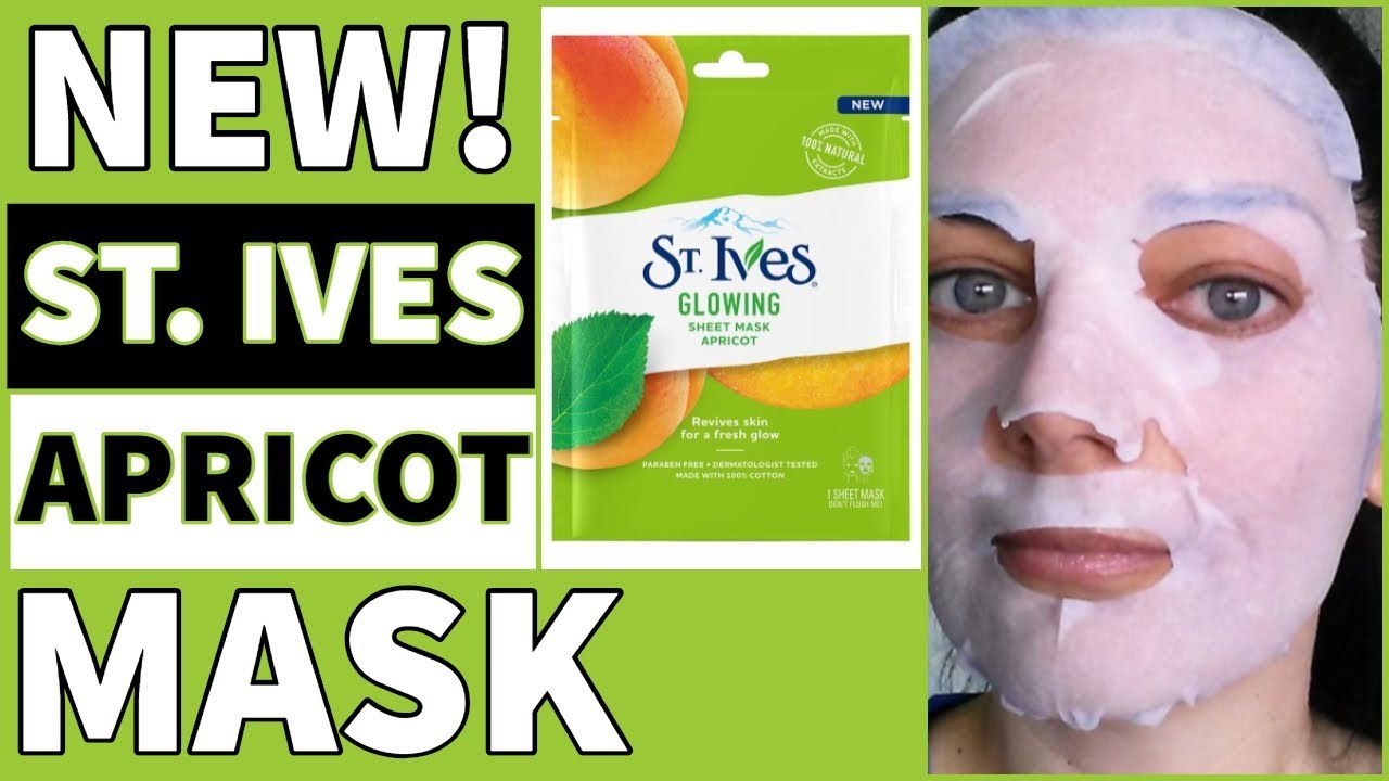 St Ives Glowing Apricot Sheet Mask - YouTube