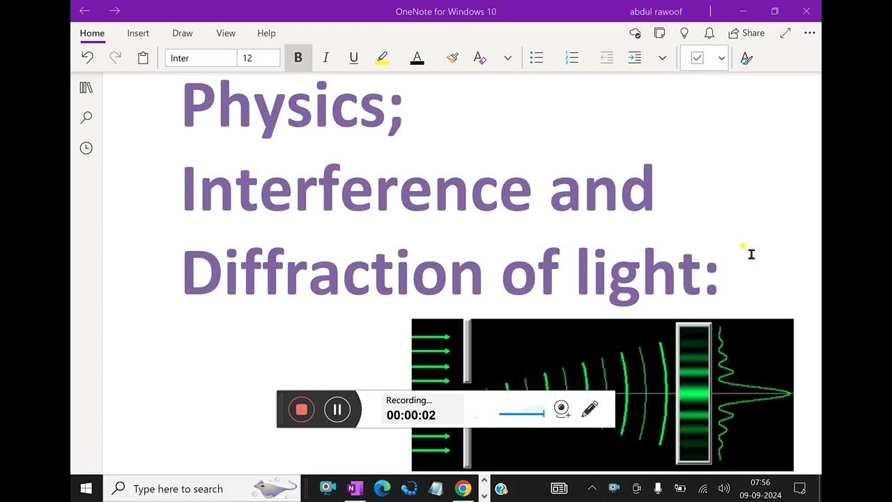 Physics : - ( Interference and Diffraction of light ) - 123. # ...