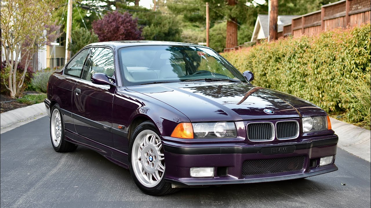 Daytona Violet 1995 BMW E36 M3; Exterior & Interior Walk-Around, Engine ...