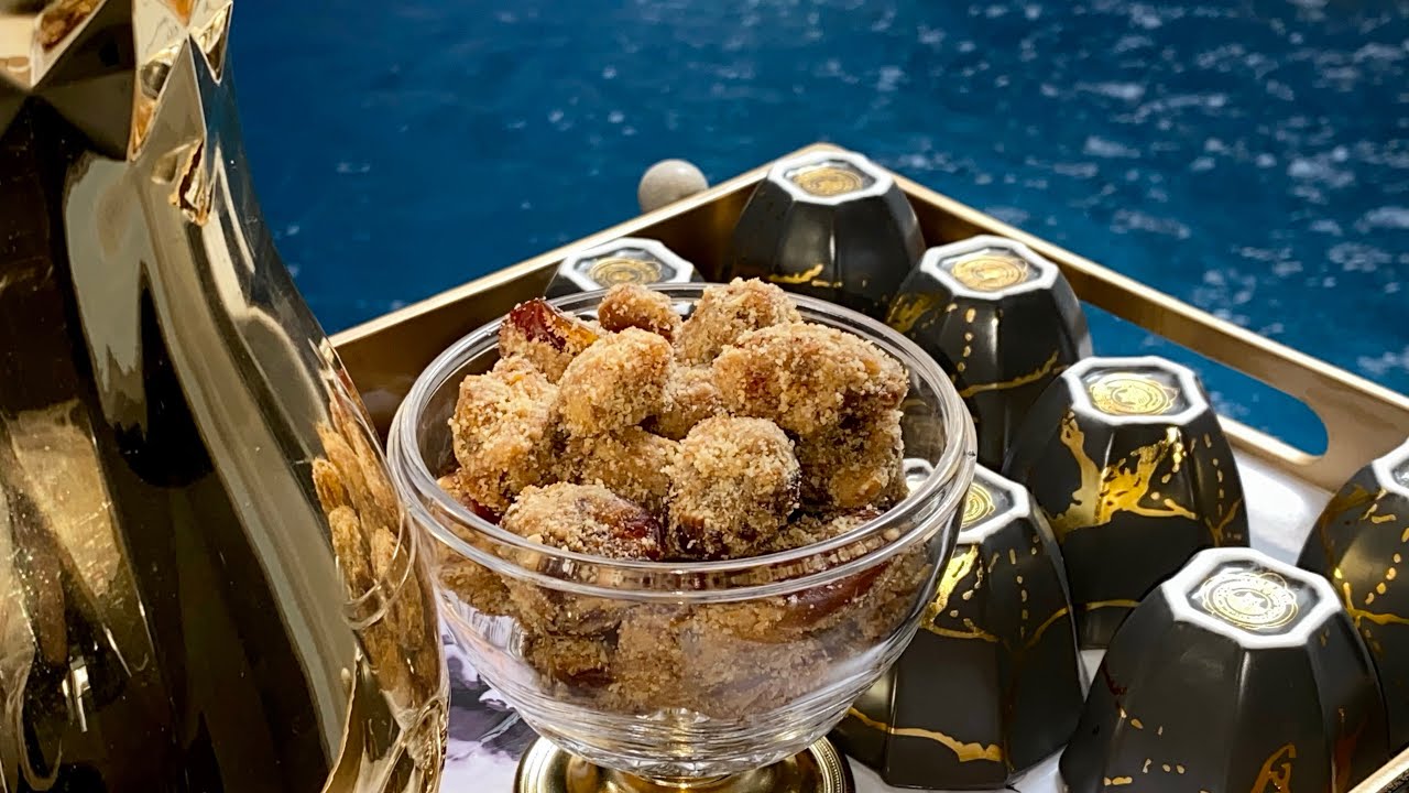 Dates with the twist | Tamar with tahini & peanut butter #رمضان #ksa # ...