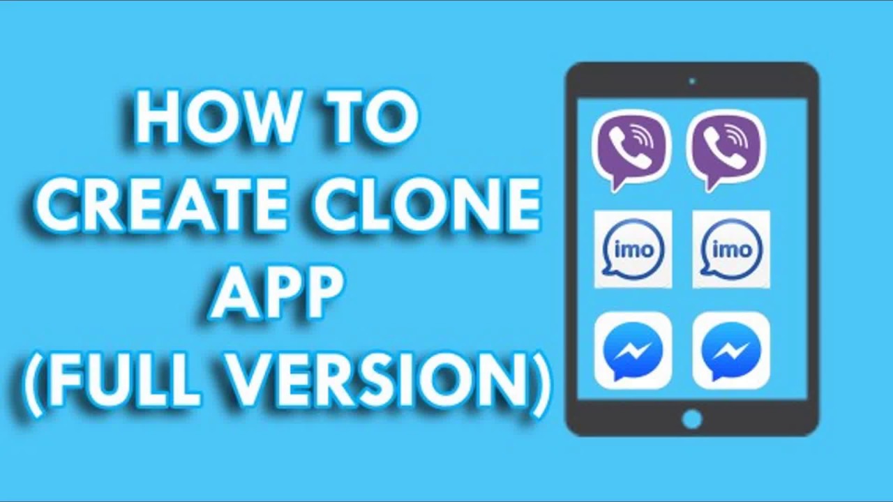 How To Create Clone App - YouTube