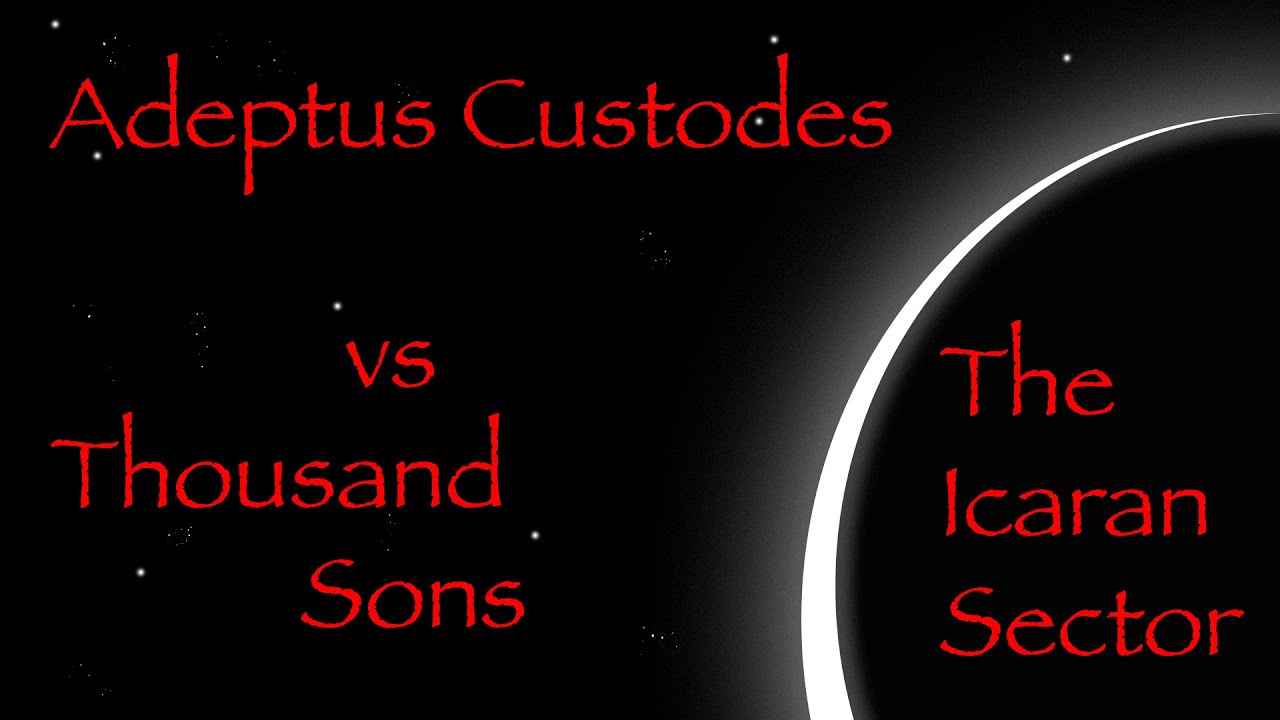 1000 Points Adeptus Custodes vs Thousand Sons 9th Ed Open War ...