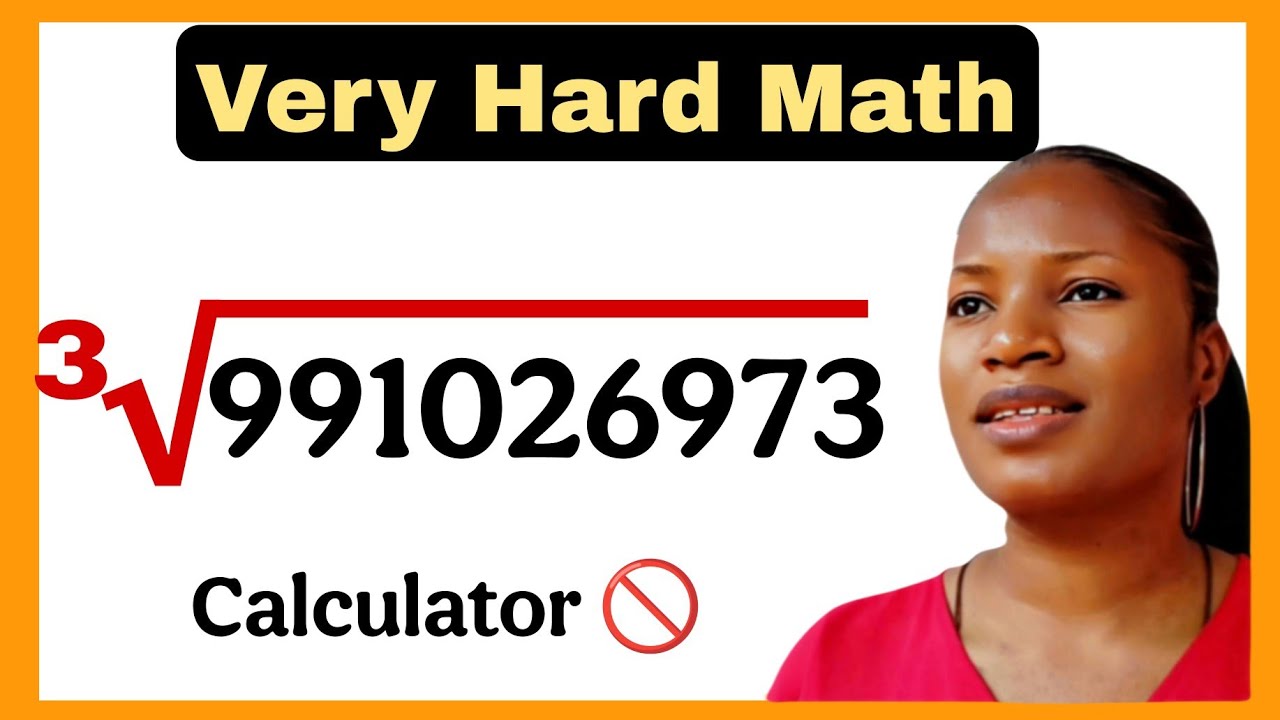 A Square root math problem that is difficult and tricky. Many got this ...