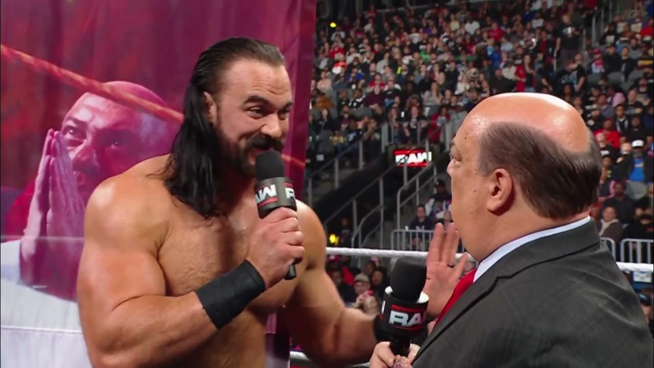 Drew McIntyre sends a message to CM Punk: Raw, Jan. 27, 2025 - YouTube