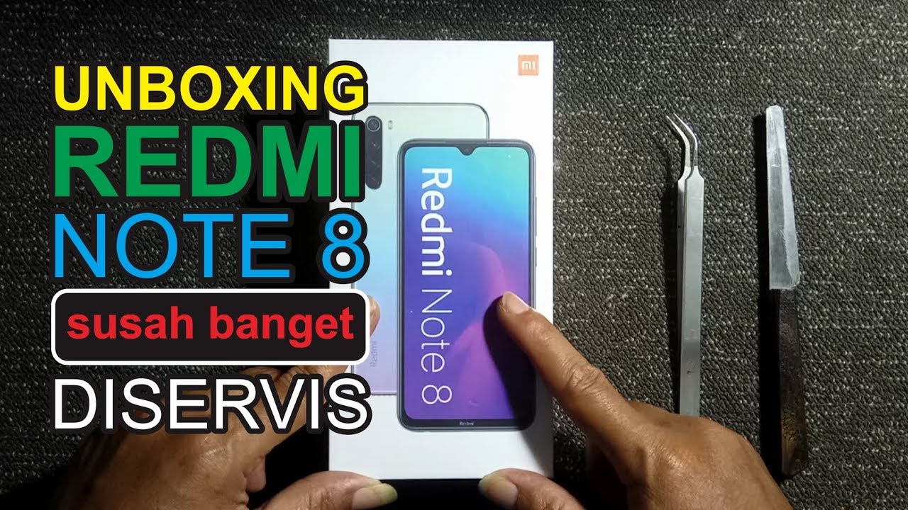 Unboxing Redmi Note 8 Garansi Resmi Xiaomi Indonesia - YouTube