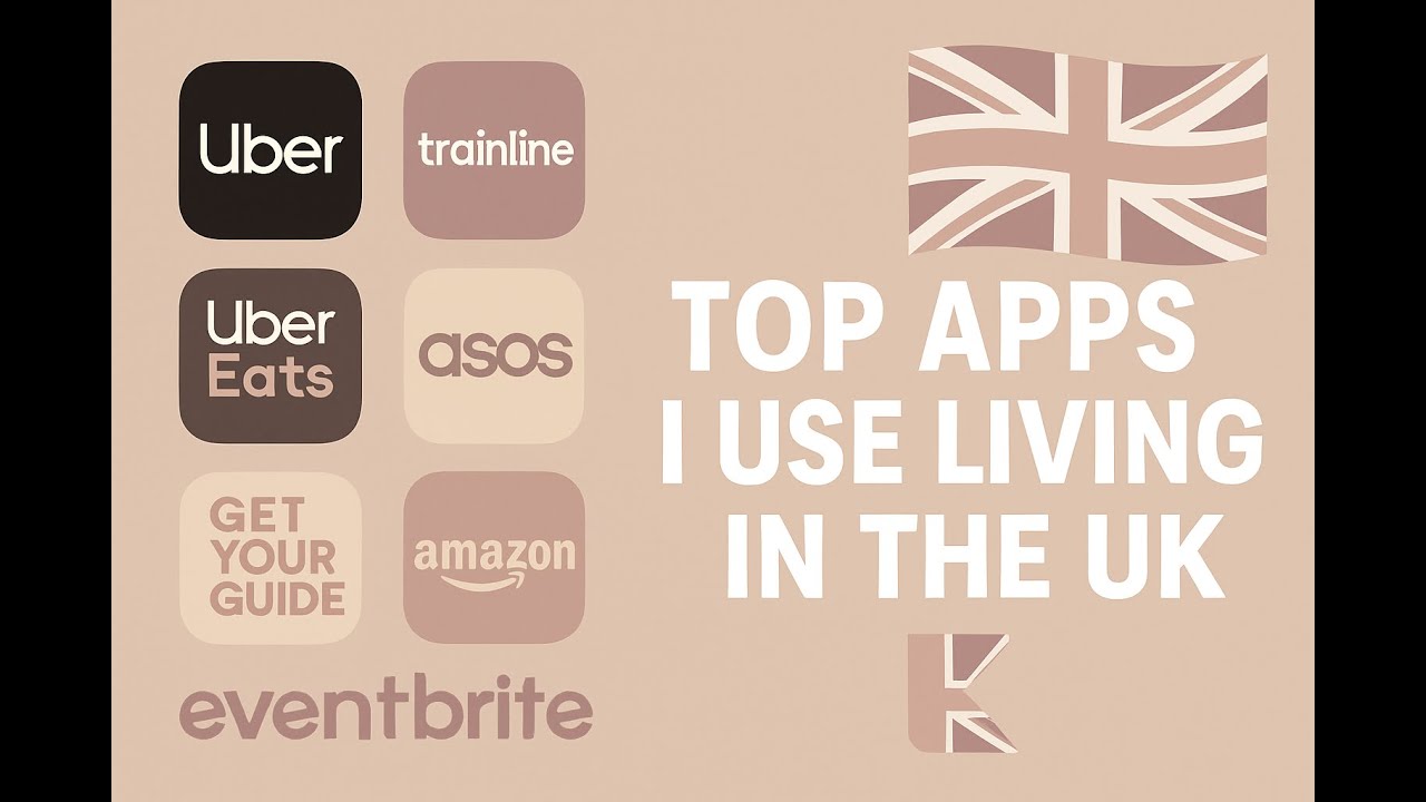 Top Must-Have Apps I Use Living in the UK 🇬🇧 | Uber, Amazon, ASOS ...