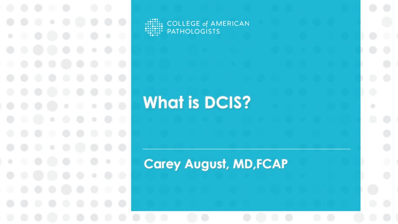 What is DCIS? - YouTube