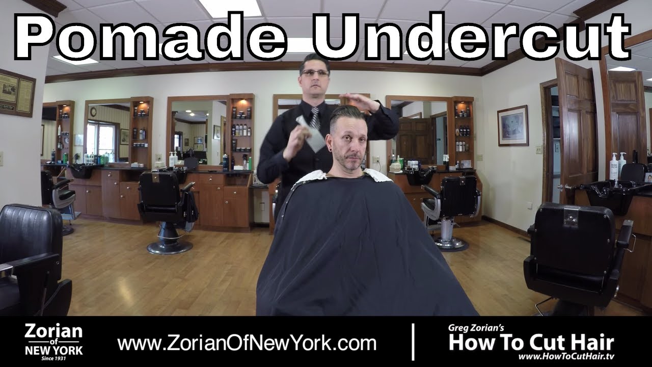 How To Style Undercut with Pomade - Undercut Styled with Pomade - Greg ...