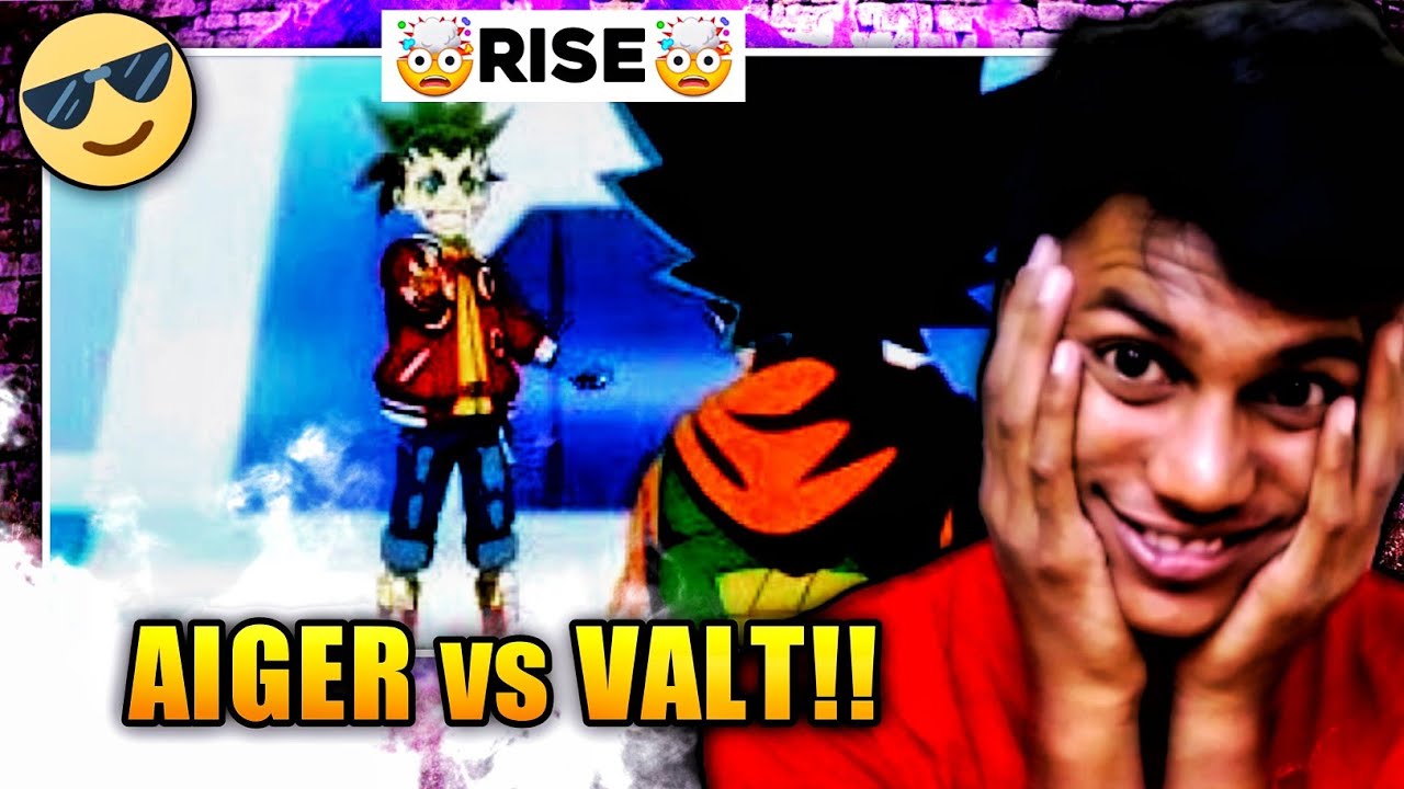 Beyblade Burst Rise Last Episode. Valt Aoi Vs Aiger Akabane|| Beyblade ...